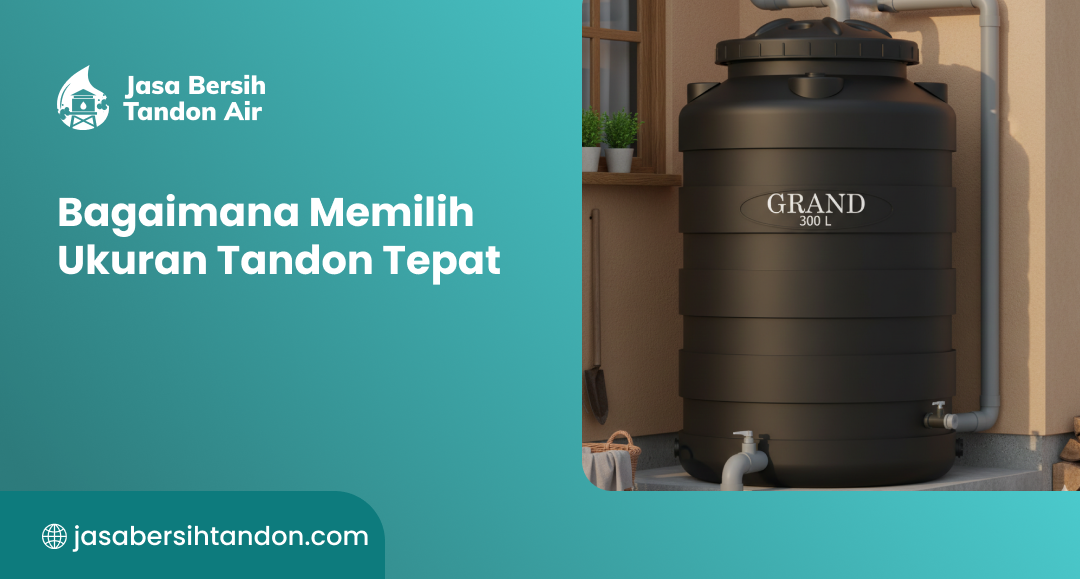 Bagaimana Memilih Ukuran Tandon Tepat ? - jasabersihtandon